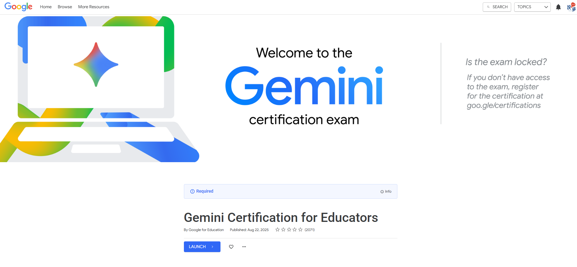 手把手教學，簡單幾步驟取得Gemini的教師認證證書 Your Google for Education Certifications ...
